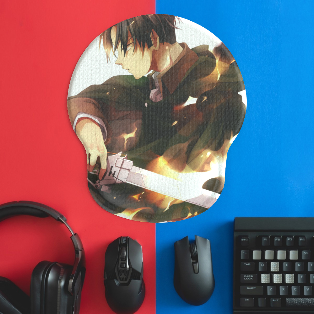 Custom Game Mosuepad 3D Mousepad With Silicone Wrist Rest Ergonomic Mo ...